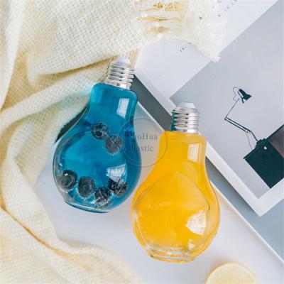 China PET Disposable Plastic Milk Tea Juice Cup Round Empty Plastic Soft Drinking Beverage Bottle for sale