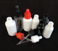 China Custom Logo Dropper Bottles Set Transparent Black Various Sizes 10ml-120ml Smooth Surface 5000pcs Print for sale