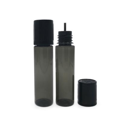 China Custom E Liquid PET Bottle With Screw Cap Round Shape Custom Logo And Color Printing for sale