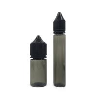China Round PET  E Liquid Bottle With Childproof Screw Cap Transparent Custom Logo Various Capacities for sale