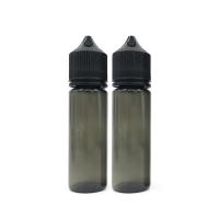 China Transparent Round PET E Liquid Bottles With Screw Cap Screen Printed Various Sizes for sale