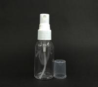 China Round PET Plastic Spray Bottle For Daily Use Classic Design Transparent Color Smooth Surface for sale