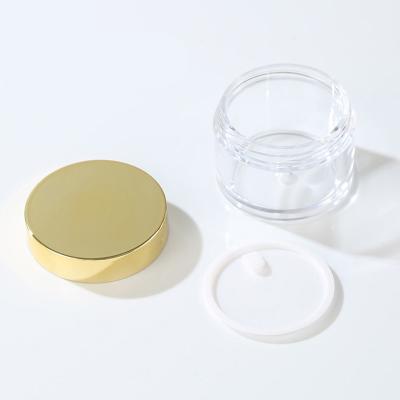 China Customized Transparent Plastic Cosmetic Jars In Various Capacities For Beauty Products for sale
