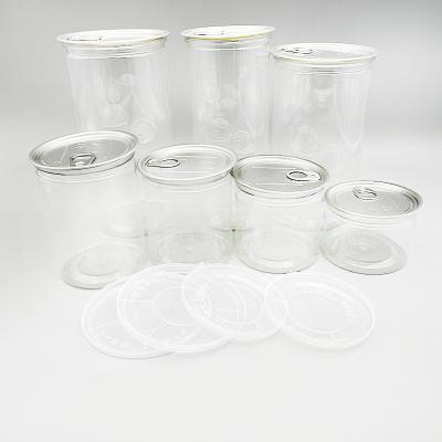 China Variety Size Smooth Surface Cosmetic Jar With Pressure Sensitive Gasket for sale
