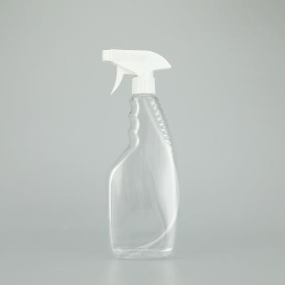 China Smooth Round PET Plastic Spray Bottle With Classic Design Transparent Color. for sale