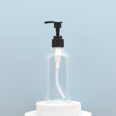 China Petroleum Free Clear 250ml 300ml 500ml Lotion Bottles with UV Electroplated Cap for sale