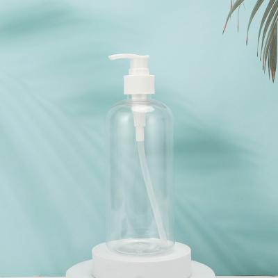 China PET Collar Plastic Lotion Bottles with Customizable Mould and Labeling Surface for sale