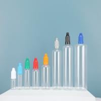 China Colorful Customized PET E Liquid Bottles with Childproof Neck for Various Capacities for sale