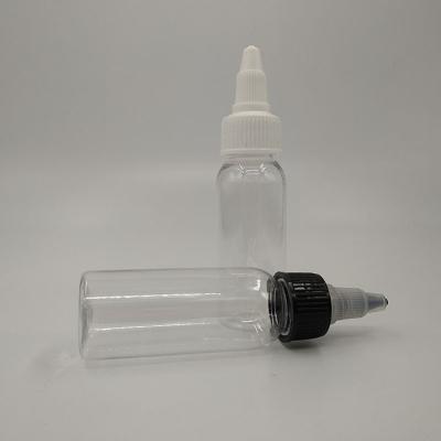 China Customized Clear Plastic Screw Top Bottles in 15ml-100ml Capacity for sale
