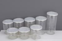China Custom Logo Plastic Jar Containers with Aluminum Lid and Pressure Sensitive Sealing Technology for sale