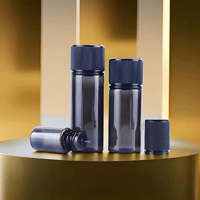 China E Liquid PET Bottle Childproof Neck Type Transparent Color Screen Printing Technology for sale
