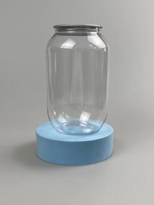China Customized Logo Plastic Cosmetic Jar with Pressure Sensitive Gasket Sealing for sale