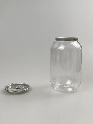 China Customized Transparent Cosmetic Jar With Smooth Surface Pressure Sensitive Gasket Seal Custom Logo for sale