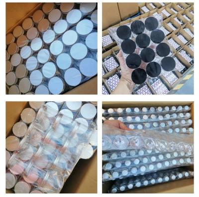 China Food Grade Empty Cosmetic Body Scrub Facial Mask Container PET Clear 30ml 500ml Plastic Jar With Lid for sale