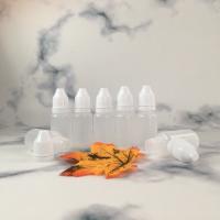 China PET Round Childproof Screw Cap Transparent E Liquid Bottle With Customization Printing Color for sale