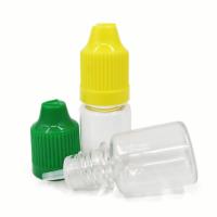 China Screen Printed PET Round E Liquid Bottles With Custom Logo Transparent Color for sale