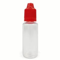 China Custom Printed PET Round E Liquid Bottles With Childproof Cap for sale