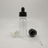 China 5000pcs Transparent Black Glass Dropper Bottles For Liquid Custom Logo Various Sizes for sale