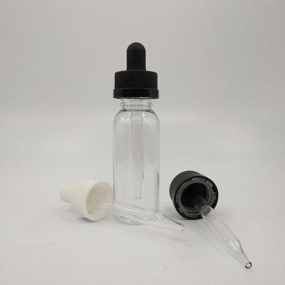 China 5000pcs Transparent Black Glass Dropper Bottles For Liquid Custom Logo Various Sizes for sale