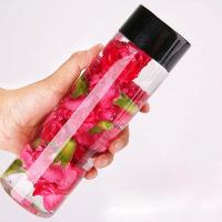 China Modern Clear Square Round Bubble Tea Jugs in Various Sizes Leak proof Design for sale