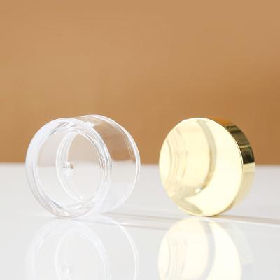 China Customizable Clear Cosmetic Jar Set Various Sizes for Makeup Skincare Pressure Sensitive Seal for sale