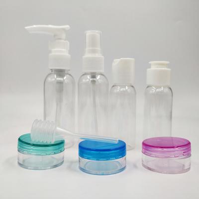 China Clear UV Electroplated Plastic Lotion Bottles with Flip top Caps in 30ml 50ml 60ml Sizes for sale