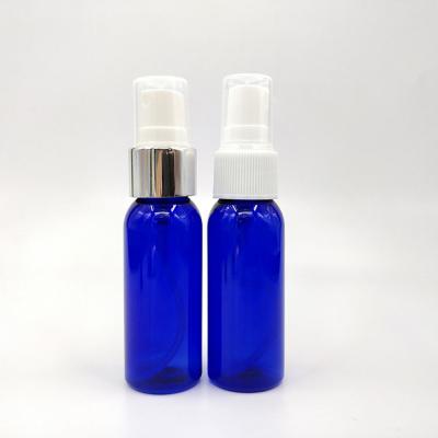 China 118mm Height PETG Plastic Cosmetic Pump Bottle with Embossed Design for sale