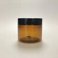 China Food Grade Custom Empty Wide PET Packaging 100g 150g 200g 8oz 4oz Cosmetic Clear White Black Plastic Jar With Lid for sale