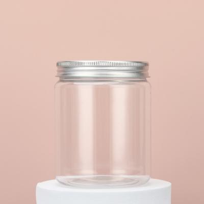 China Empty Plastic Cosmetic Container Round Body Cream Jar 150 g 200g 250g 8oz Hair Conditioner Jars for sale