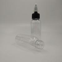 China Customizable Plastic Droppers With Screw Caps In Transparent Black for sale