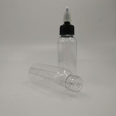 China Customizable Plastic Droppers With Screw Caps In Transparent Black for sale