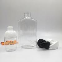 China 24mm Caliber Clear Squeeze Pump PET Bottles For Cosmetic Liquid Dispensing for sale