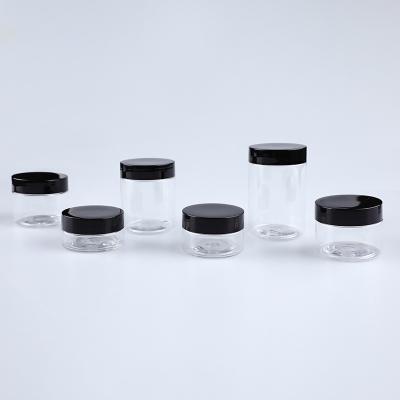 China Transparent Plastic Jars For Customizable Storage for sale