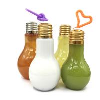 China Leak Proof Plastic Milk Tea Bottles With Screw On Lid for sale