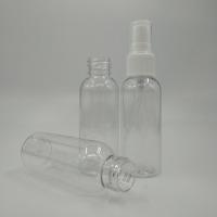 China Reusable Round Clear PET Plastic Spray Bottle for sale