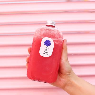 China Leak Proof Plastic Milk Tea Bottles For Beverage Service for sale
