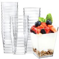 China Medium Capacity Cup For Dessert Small Cup And Dessert Tray 120ml 250ml 350ml 500ml for sale