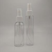 China Transparent PET Spray Bottle With Smooth Classic Round Design for sale
