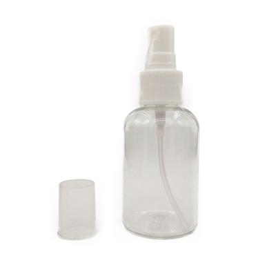 China 500ml Transparent Round Durable PET Plastic Spray Bottle for sale