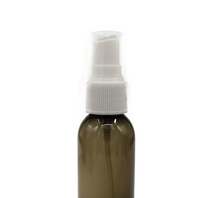China Durable Round Clear PET Plastic Spray Bottles For Travel And Cosmetics for sale