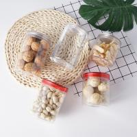 China Versatile Clear Plastic Storage Jars With Aluminum Foil Lids for sale