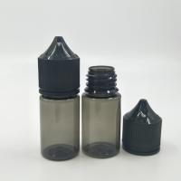 China Childproof PET Plastic E Liquid Bottle Square for Accurate E Juice Mixing for sale
