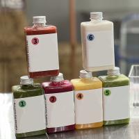 China Leak Proof Plastic Milk Tea Bottles With Ergonomic Handles for sale