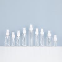 China Clear Round Transparent PET Spray Bottle With Classic Design for sale