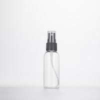 China Transparent Round PET Plastic Spray Bottle For Daily Cleaning for sale