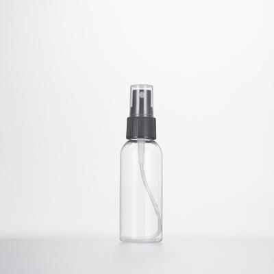 China Transparent Round PET Plastic Spray Bottle For Daily Cleaning for sale