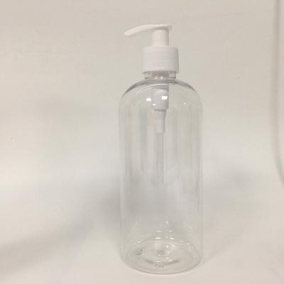 China Recyclable Round PET Lotion Bottle With Pump Dispenser for sale