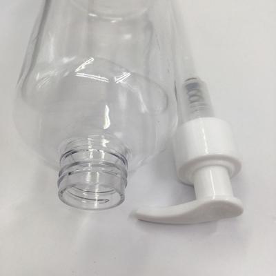 China Refillable Recyclable PET Plastic Bottle With Lotion Pump Dispenser for sale