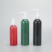 China Recyclable Cosmetic Round Pink Dispensing Bottle With Screw Cap for sale