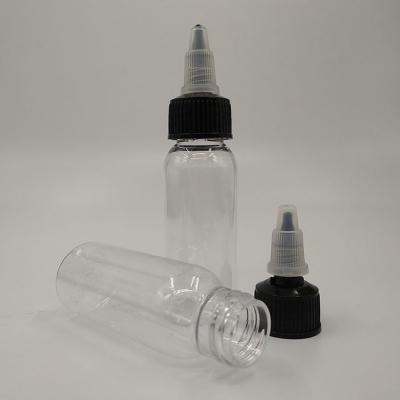 China Clear Plastic Screw Top Bottles With Screw Neck Finish for sale